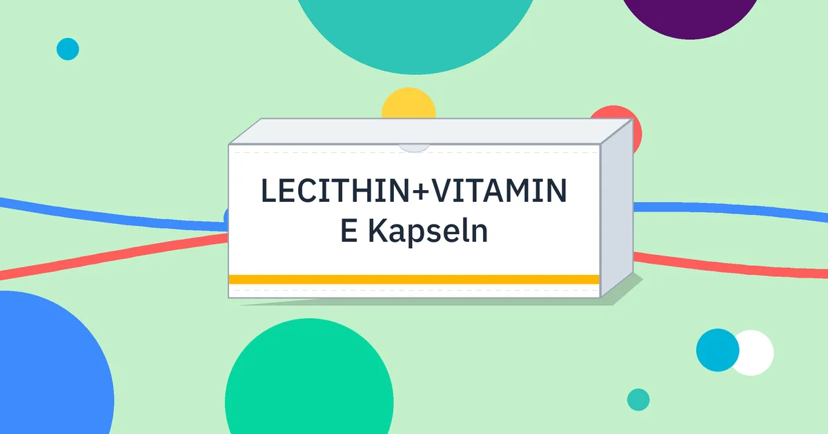 Symbolbild: Packung mit der Aufschrift LECITHIN+VITAMIN E Kapseln (PZN 02520376) – Verfügbarkeit und Bezug in Apotheken in Frankfurt am Main