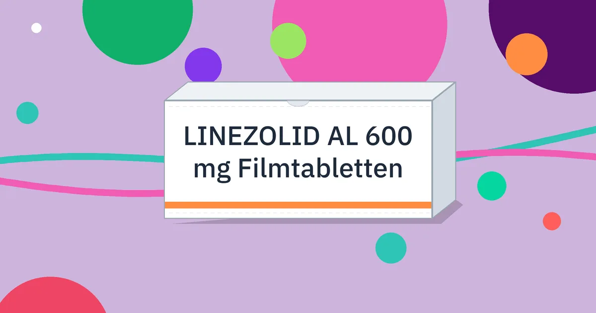 Symbolbild: Packung mit der Aufschrift LINEZOLID AL 600 mg Filmtabletten (PZN 11182671) – Verfügbarkeit und Bezug in Apotheken in Frankfurt am Main