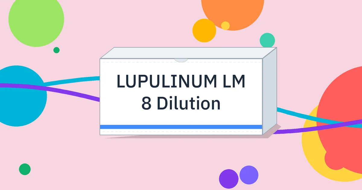 Symbolbild: Packung mit der Aufschrift LUPULINUM LM 8 Dilution (PZN 13536593) – Verfügbarkeit und Bezug in Apotheken in Frankfurt am Main