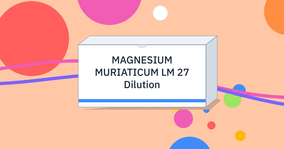 Symbolbild: Packung mit der Aufschrift MAGNESIUM MURIATICUM LM 27 Dilution (PZN 12938993) – Verfügbarkeit und Bezug in Apotheken in Frankfurt am Main