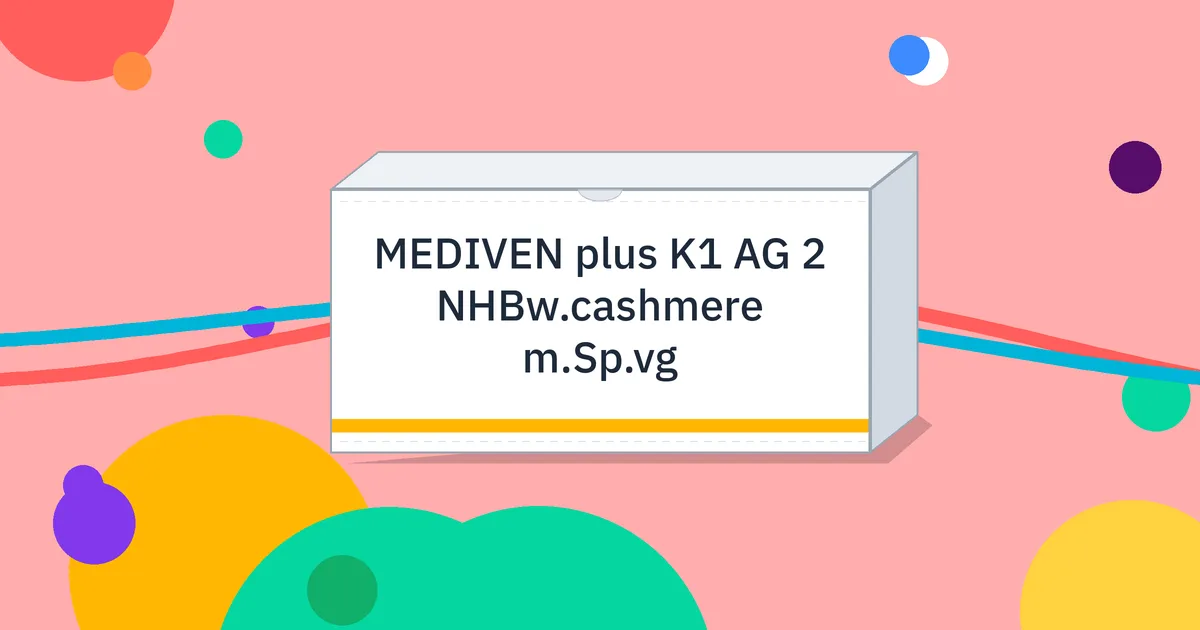 Symbolbild: Packung mit der Aufschrift MEDIVEN plus K1 AG 2 NHBw.cashmere m.Sp.vg (PZN 15923153) – Verfügbarkeit und Bezug in Apotheken in Frankfurt am Main