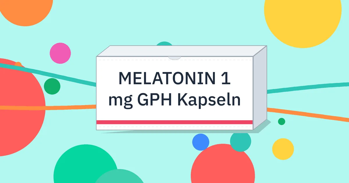 Symbolbild: Packung mit der Aufschrift MELATONIN 1 mg GPH Kapseln (PZN 11239023) – Verfügbarkeit und Bezug in Apotheken in Frankfurt am Main