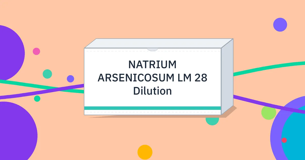 Symbolbild: Packung mit der Aufschrift NATRIUM ARSENICOSUM LM 28 Dilution (PZN 12959529) – Verfügbarkeit und Bezug in Apotheken in Frankfurt am Main