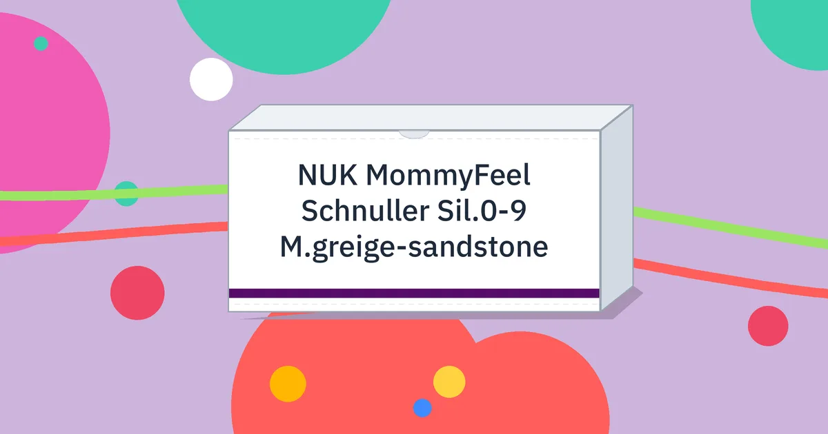 Symbolbild: Packung mit der Aufschrift NUK MommyFeel Schnuller Sil.0-9 M.greige-sandstone (PZN 18294077) – Verfügbarkeit und Bezug in Apotheken in Frankfurt am Main