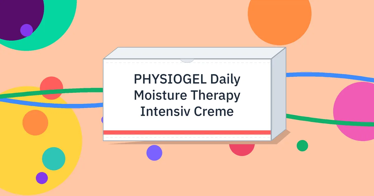 Symbolbild: Packung mit der Aufschrift PHYSIOGEL Daily Moisture Therapy Intensiv Creme (PZN 15999541) – Verfügbarkeit und Bezug in Apotheken in Frankfurt am Main