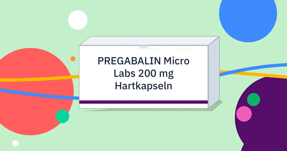 Symbolbild: Packung mit der Aufschrift PREGABALIN Micro Labs 200 mg Hartkapseln (PZN 19377598) – Verfügbarkeit und Bezug in Apotheken in Frankfurt am Main
