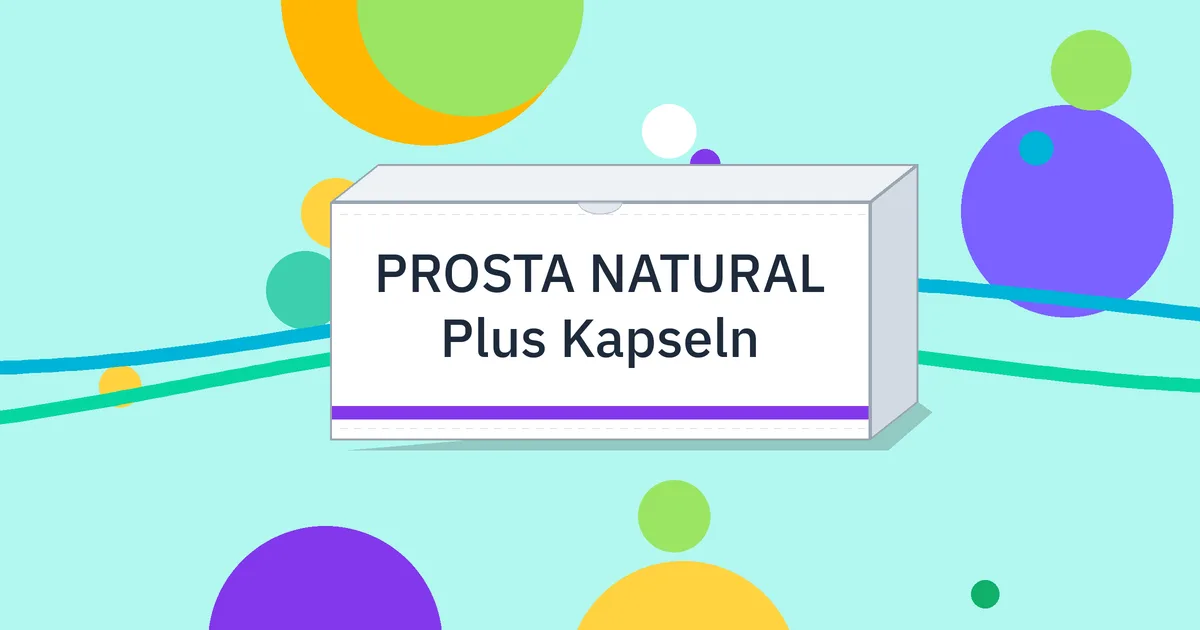 Symbolbild: Packung mit der Aufschrift PROSTA NATURAL Plus Kapseln (PZN 17889319) – Verfügbarkeit und Bezug in Apotheken in Frankfurt am Main
