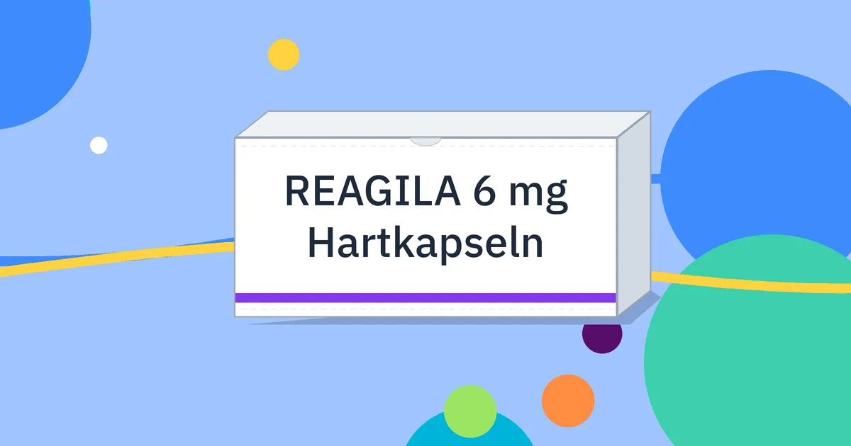Symbolbild: Packung mit der Aufschrift REAGILA 6 mg Hartkapseln (PZN 14276639) – Verfügbarkeit und Bezug in Apotheken in Frankfurt am Main