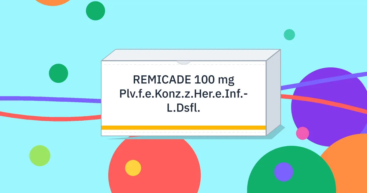 Symbolbild: Packung mit der Aufschrift REMICADE 100 mg Plv.f.e.Konz.z.Her.e.Inf.-L.Dsfl. (PZN 16667367) – Verfügbarkeit und Bezug in Apotheken in Frankfurt am Main