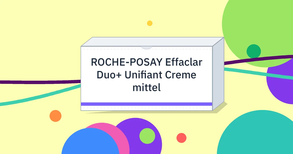 Symbolbild: Packung mit der Aufschrift ROCHE-POSAY Effaclar Duo+ Unifiant Creme mittel (PZN 12341025) – Verfügbarkeit und Bezug in Apotheken in Frankfurt am Main