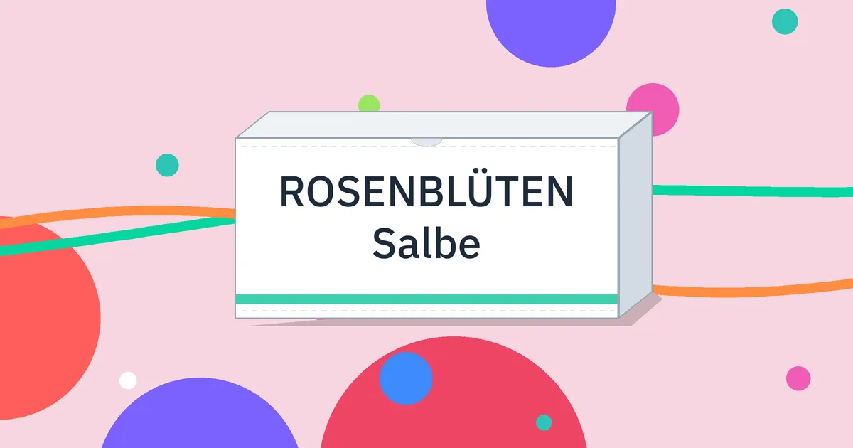 Symbolbild: Packung mit der Aufschrift ROSENBLÜTEN Salbe (PZN 18301771) – Verfügbarkeit und Bezug in Apotheken in Frankfurt am Main