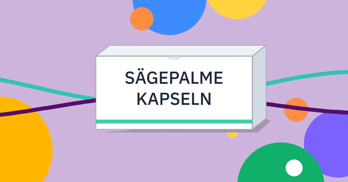 Symbolbild: Packung mit der Aufschrift SÄGEPALME KAPSELN (PZN 00800060) – Verfügbarkeit und Bezug in Apotheken in Frankfurt am Main