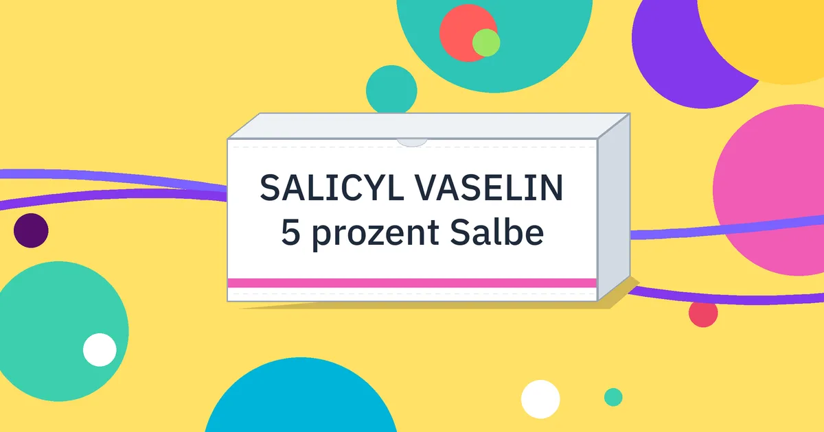 Symbolbild: Packung mit der Aufschrift SALICYL VASELIN 5 prozent Salbe (PZN 02166667) – Verfügbarkeit und Bezug in Apotheken in Frankfurt am Main
