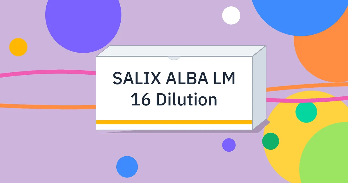Symbolbild: Packung mit der Aufschrift SALIX ALBA LM 16 Dilution (PZN 13177697) – Verfügbarkeit und Bezug in Apotheken in Frankfurt am Main