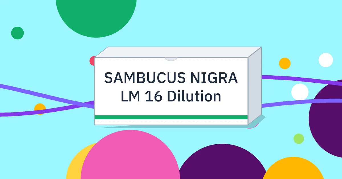Symbolbild: Packung mit der Aufschrift SAMBUCUS NIGRA LM 16 Dilution (PZN 13181322) – Verfügbarkeit und Bezug in Apotheken in Frankfurt am Main