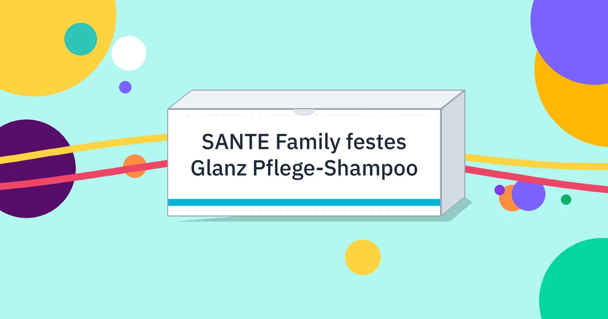 Symbolbild: Packung mit der Aufschrift SANTE Family festes Glanz Pflege-Shampoo (PZN 19419345) – Verfügbarkeit und Bezug in Apotheken in Frankfurt am Main