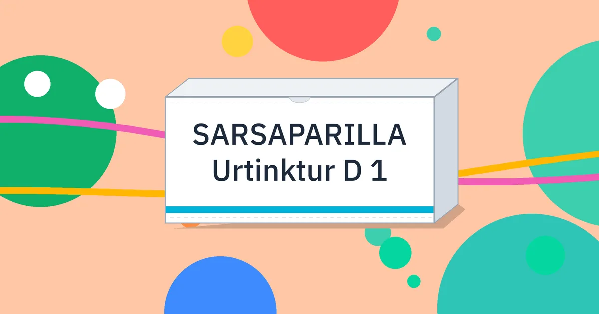 Symbolbild: Packung mit der Aufschrift SARSAPARILLA Urtinktur D 1 (PZN 02621516) – Verfügbarkeit und Bezug in Apotheken in Frankfurt am Main