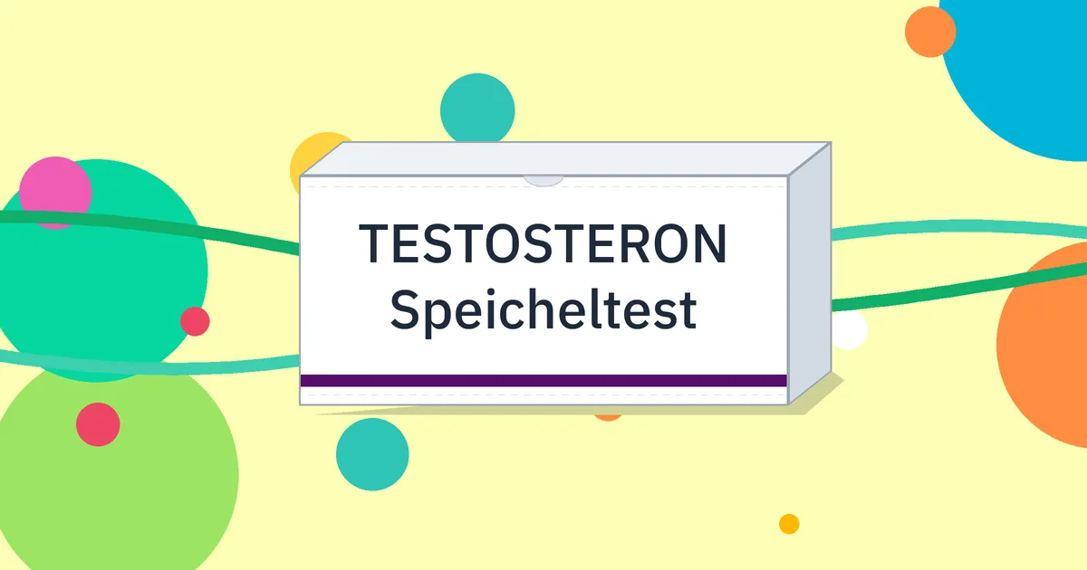 Symbolbild: Packung mit der Aufschrift TESTOSTERON Speicheltest (PZN 09541714) – Verfügbarkeit und Bezug in Apotheken in Frankfurt am Main