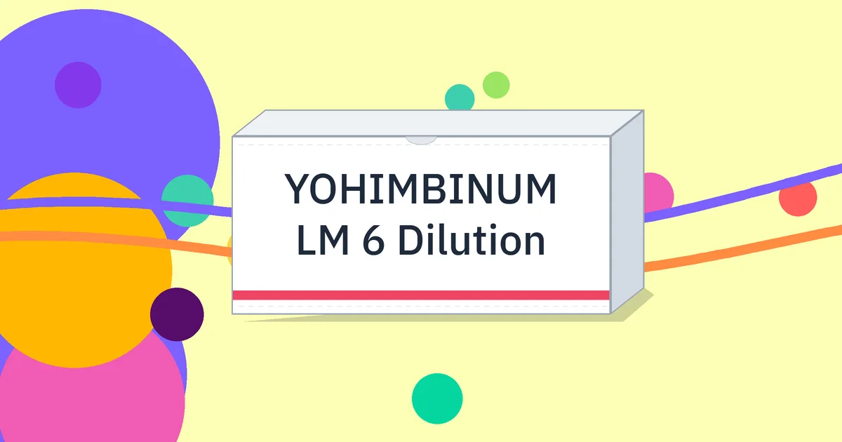 Symbolbild: Packung mit der Aufschrift YOHIMBINUM LM 6 Dilution (PZN 13285895) – Verfügbarkeit und Bezug in Apotheken in Frankfurt am Main