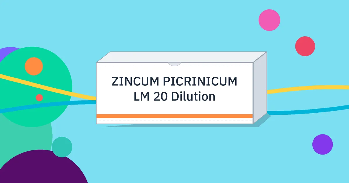 Symbolbild: Packung mit der Aufschrift ZINCUM PICRINICUM LM 20 Dilution (PZN 13298455) – Verfügbarkeit und Bezug in Apotheken in Frankfurt am Main