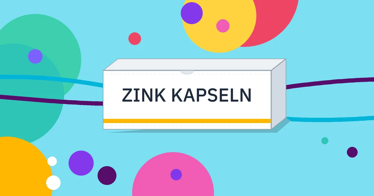 Symbolbild: Packung mit der Aufschrift ZINK KAPSELN (PZN 19198341) – Verfügbarkeit und Bezug in Apotheken in Frankfurt am Main