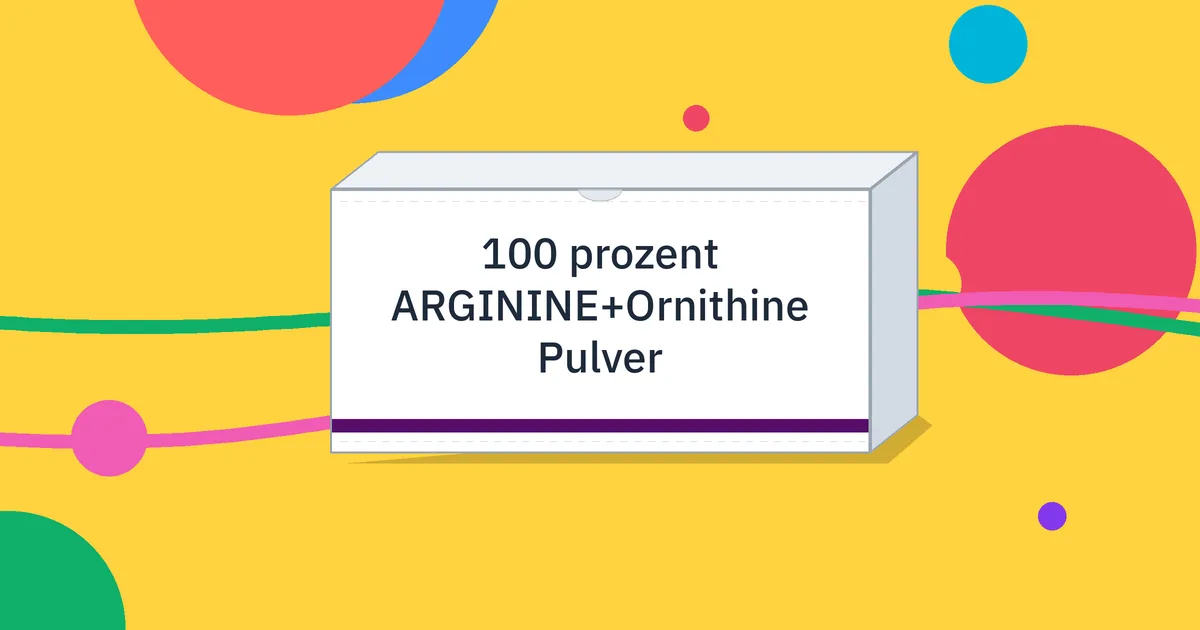 Symbolbild: Packung mit der Aufschrift 100 prozent ARGININE+Ornithine Pulver (PZN 11194929) – Verfügbarkeit und Bezug in Apotheken in Frankfurt am Main