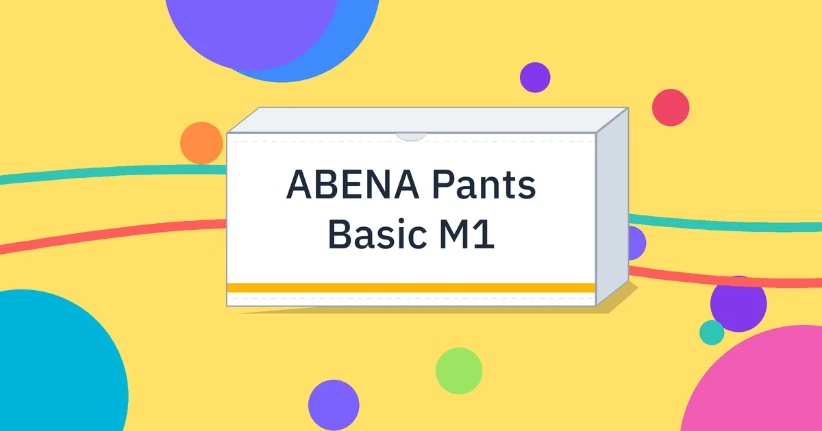 Symbolbild: Packung mit der Aufschrift ABENA Pants Basic M1 (PZN 20028118) – Verfügbarkeit und Bezug in Apotheken in Frankfurt am Main
