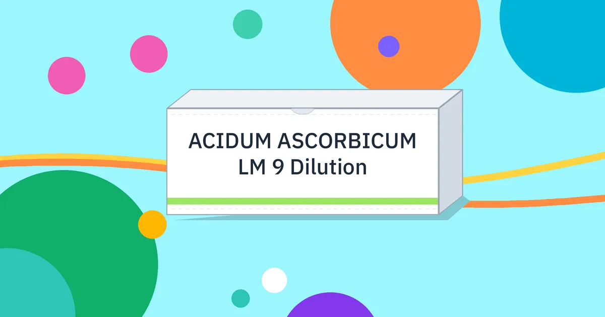 Symbolbild: Packung mit der Aufschrift ACIDUM ASCORBICUM LM 9 Dilution (PZN 13268744) – Verfügbarkeit und Bezug in Apotheken in Frankfurt am Main
