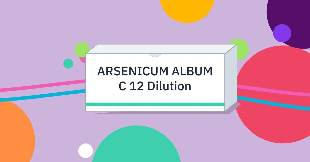 Symbolbild: Packung mit der Aufschrift ARSENICUM ALBUM C 12 Dilution (PZN 07160043) – Verfügbarkeit und Bezug in Apotheken in Frankfurt am Main