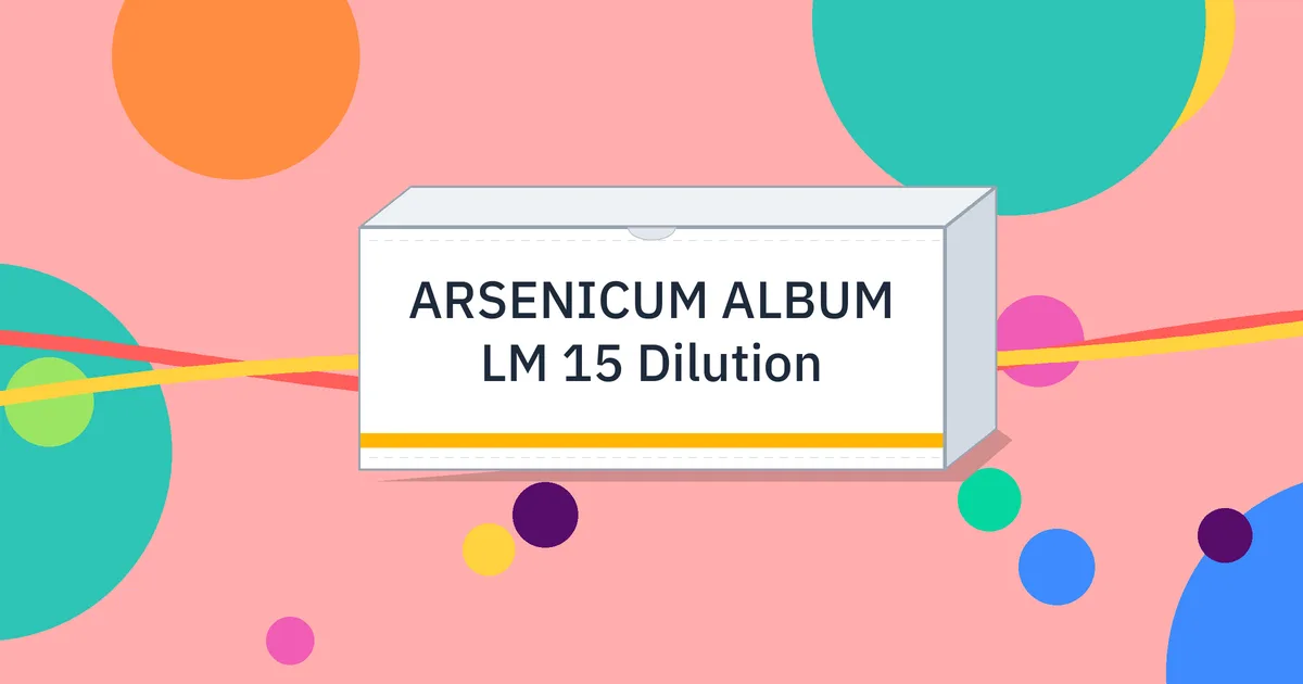 Symbolbild: Packung mit der Aufschrift ARSENICUM ALBUM LM 15 Dilution (PZN 12770921) – Verfügbarkeit und Bezug in Apotheken in Frankfurt am Main
