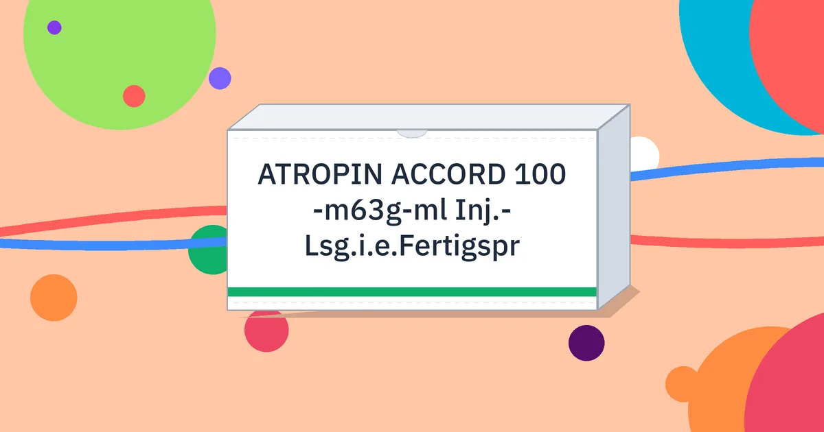 Symbolbild: Packung mit der Aufschrift ATROPIN ACCORD 100 -m63g-ml Inj.-Lsg.i.e.Fertigspr (PZN 17518273) – Verfügbarkeit und Bezug in Apotheken in Frankfurt am Main