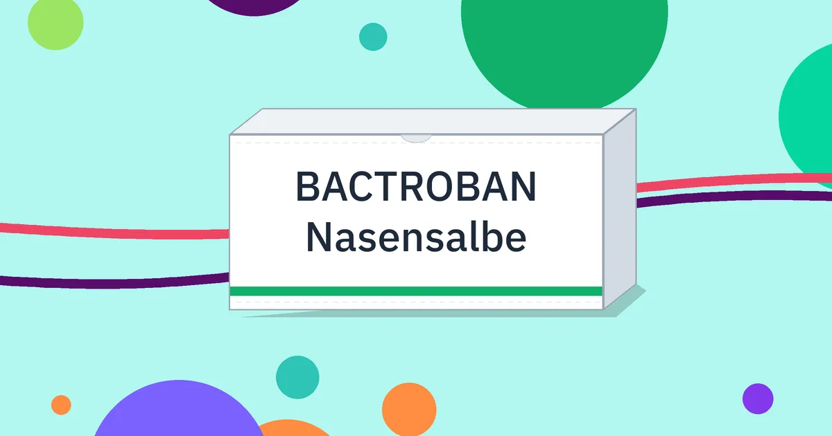 Symbolbild: Packung mit der Aufschrift BACTROBAN Nasensalbe (PZN 01499800) – Verfügbarkeit und Bezug in Apotheken in Frankfurt am Main