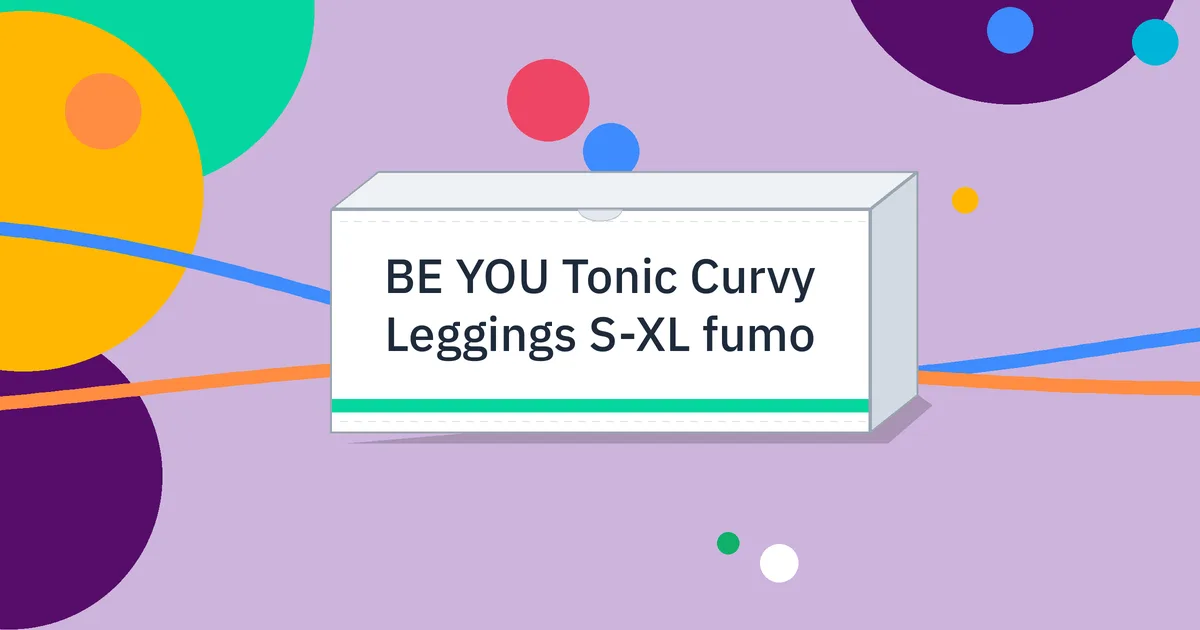 Symbolbild: Packung mit der Aufschrift BE YOU Tonic Curvy Leggings S-XL fumo (PZN 19721624) – Verfügbarkeit und Bezug in Apotheken in Frankfurt am Main