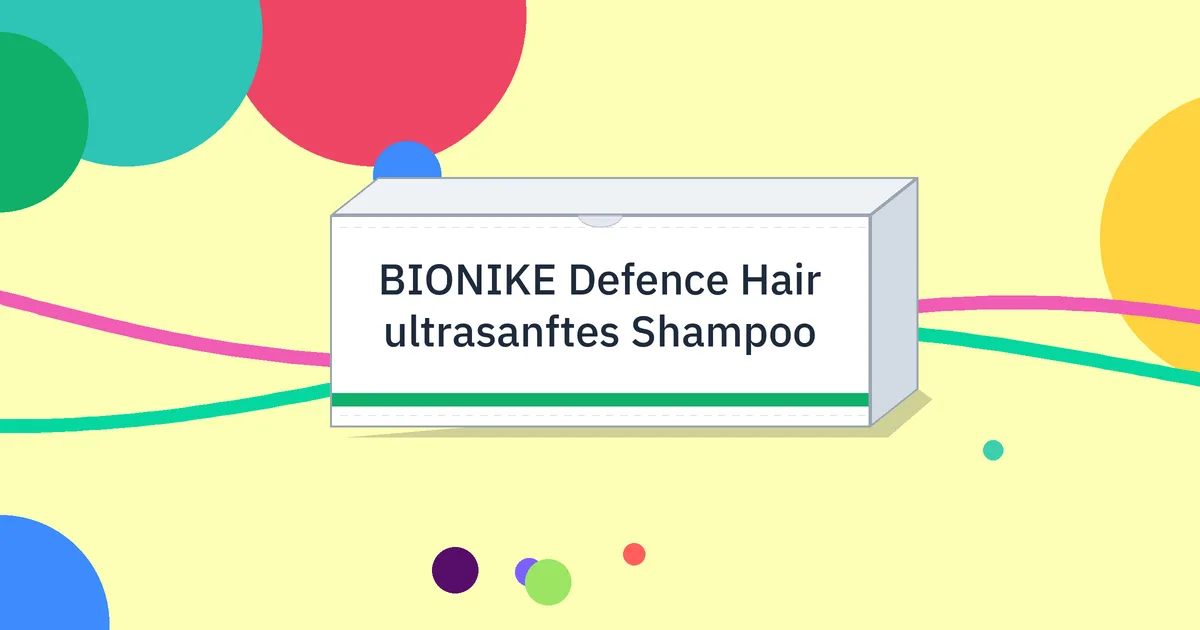 Symbolbild: Packung mit der Aufschrift BIONIKE Defence Hair ultrasanftes Shampoo (PZN 15383596) – Verfügbarkeit und Bezug in Apotheken in Frankfurt am Main