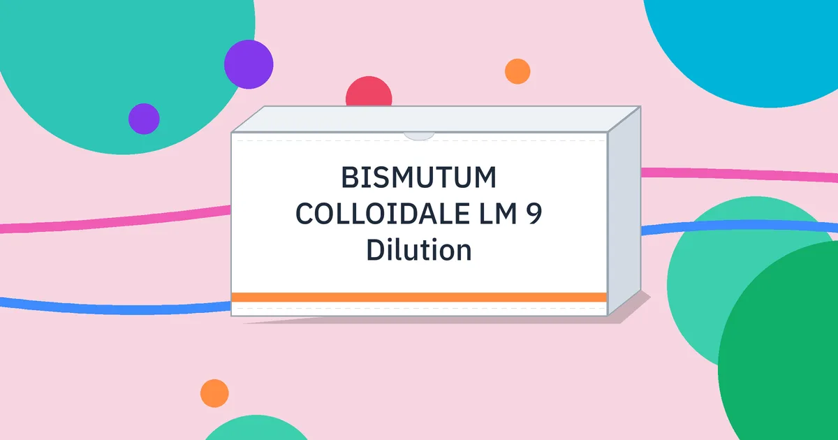 Symbolbild: Packung mit der Aufschrift BISMUTUM COLLOIDALE LM 9 Dilution (PZN 13385881) – Verfügbarkeit und Bezug in Apotheken in Frankfurt am Main