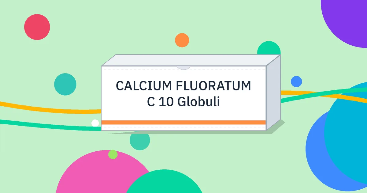 Symbolbild: Packung mit der Aufschrift CALCIUM FLUORATUM C 10 Globuli (PZN 07162421) – Verfügbarkeit und Bezug in Apotheken in Frankfurt am Main
