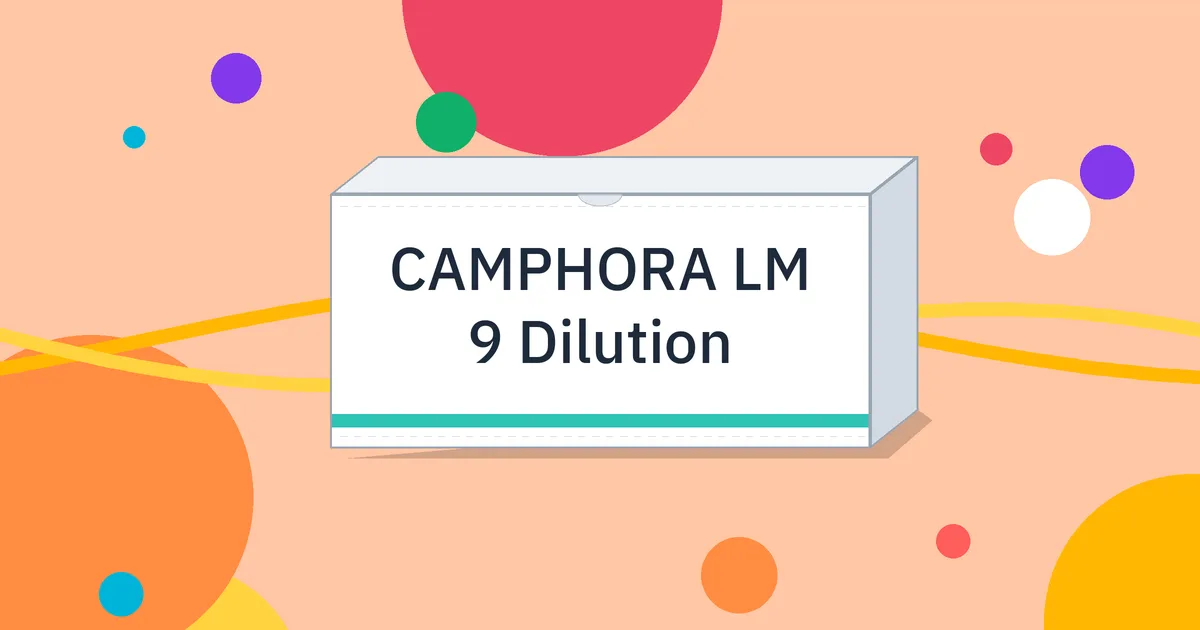 Symbolbild: Packung mit der Aufschrift CAMPHORA LM 9 Dilution (PZN 12807736) – Verfügbarkeit und Bezug in Apotheken in Frankfurt am Main