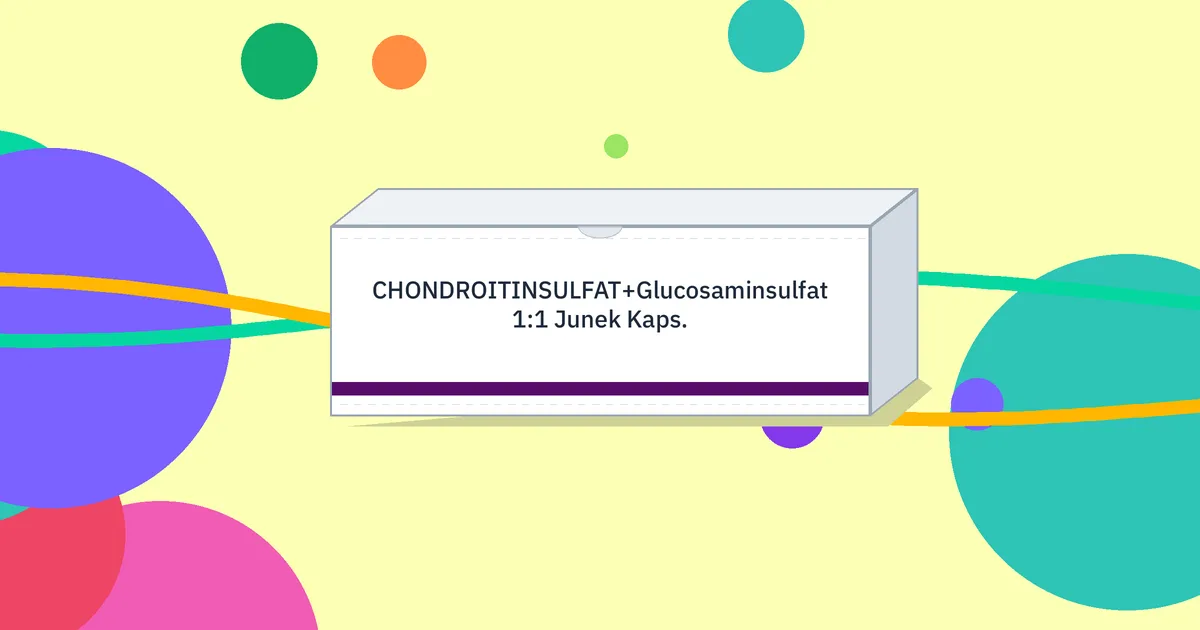 Symbolbild: Packung mit der Aufschrift CHONDROITINSULFAT+Glucosaminsulfat 1:1 Junek Kaps. (PZN 01099437) – Verfügbarkeit und Bezug in Apotheken in Frankfurt am Main