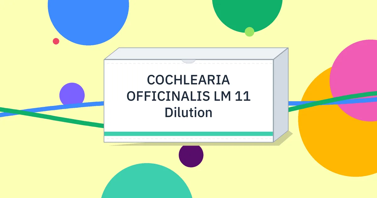 Symbolbild: Packung mit der Aufschrift COCHLEARIA OFFICINALIS LM 11 Dilution (PZN 12829465) – Verfügbarkeit und Bezug in Apotheken in Frankfurt am Main