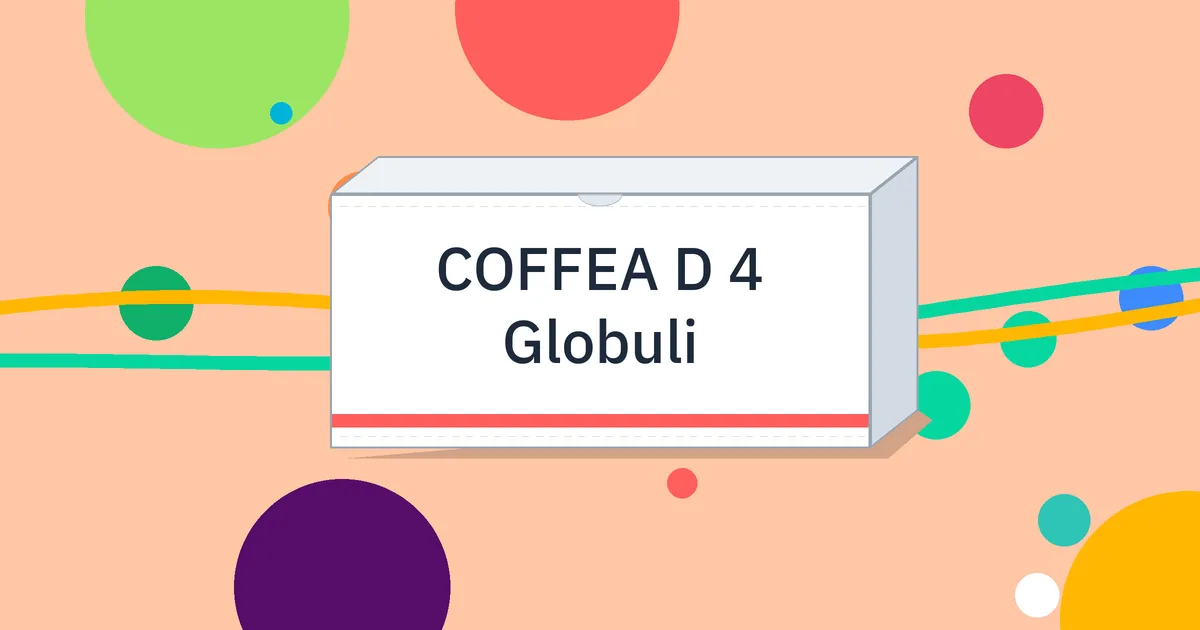 Symbolbild: Packung mit der Aufschrift COFFEA D 4 Globuli (PZN 01767034) – Verfügbarkeit und Bezug in Apotheken in Frankfurt am Main