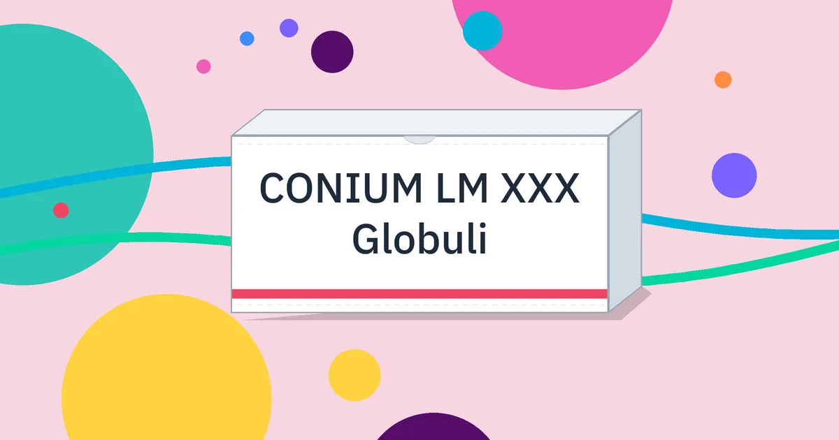 Symbolbild: Packung mit der Aufschrift CONIUM LM XXX Globuli (PZN 02677528) – Verfügbarkeit und Bezug in Apotheken in Frankfurt am Main