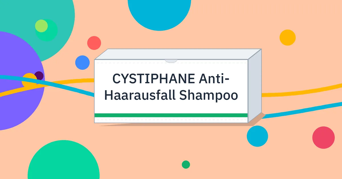 Symbolbild: Packung mit der Aufschrift CYSTIPHANE Anti-Haarausfall Shampoo (PZN 18236051) – Verfügbarkeit und Bezug in Apotheken in Frankfurt am Main