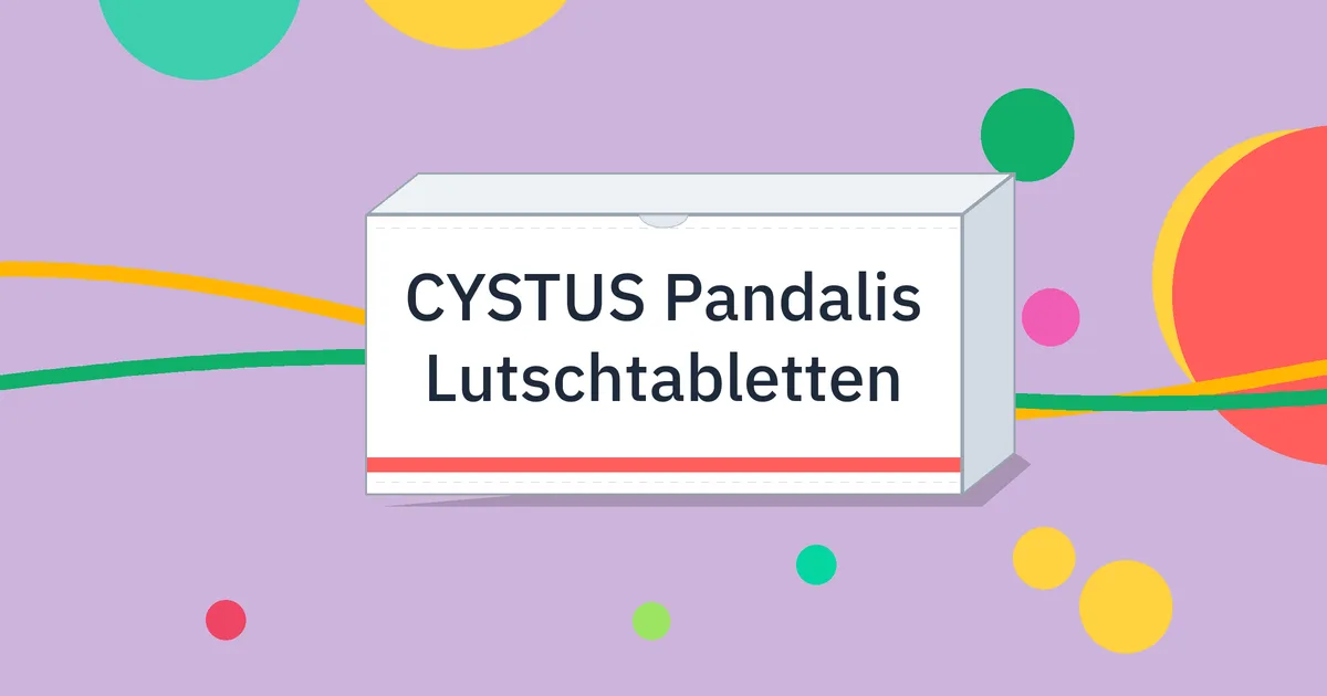 Symbolbild: Packung mit der Aufschrift CYSTUS Pandalis Lutschtabletten (PZN 11279011) – Verfügbarkeit und Bezug in Apotheken in Frankfurt am Main