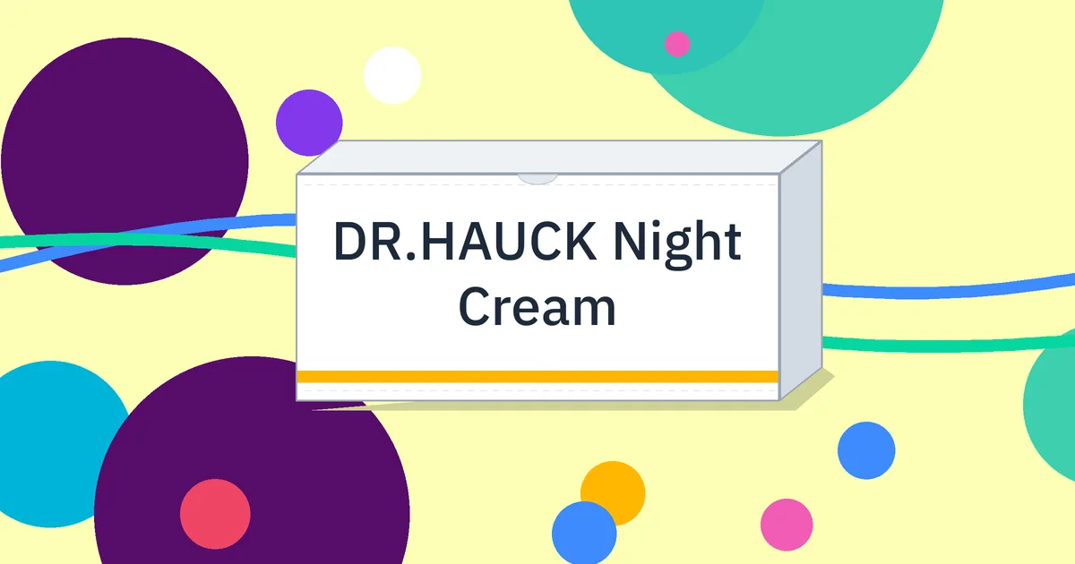Symbolbild: Packung mit der Aufschrift DR.HAUCK Night Cream (PZN 14399483) – Verfügbarkeit und Bezug in Apotheken in Frankfurt am Main