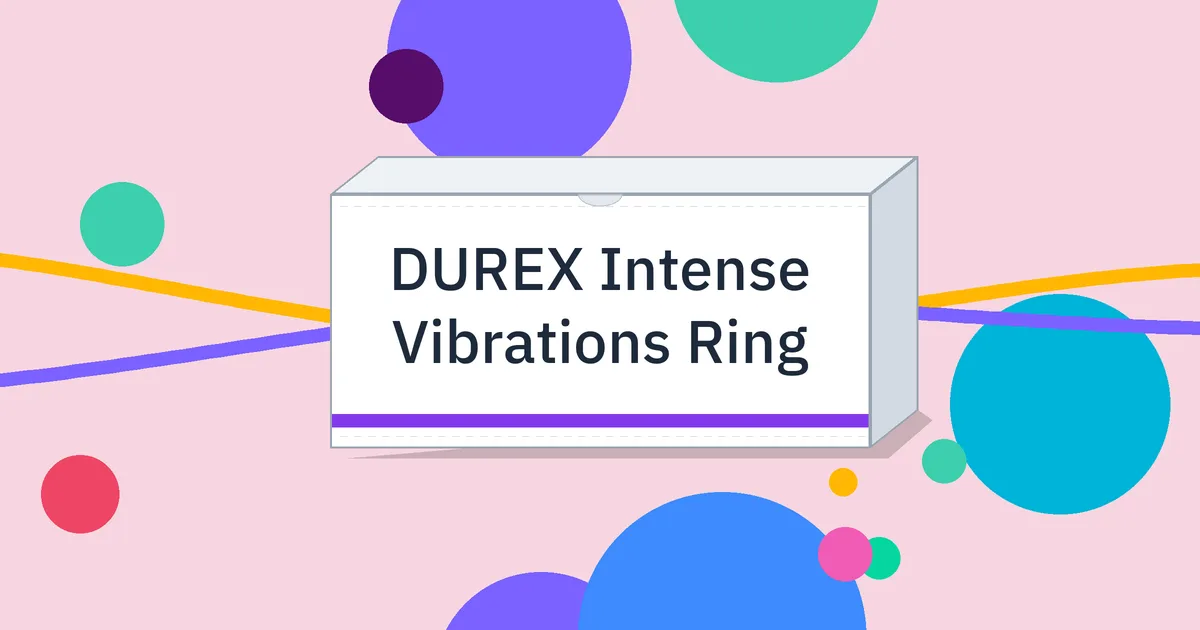 Symbolbild: Packung mit der Aufschrift DUREX Intense Vibrations Ring (PZN 13723467) – Verfügbarkeit und Bezug in Apotheken in Frankfurt am Main