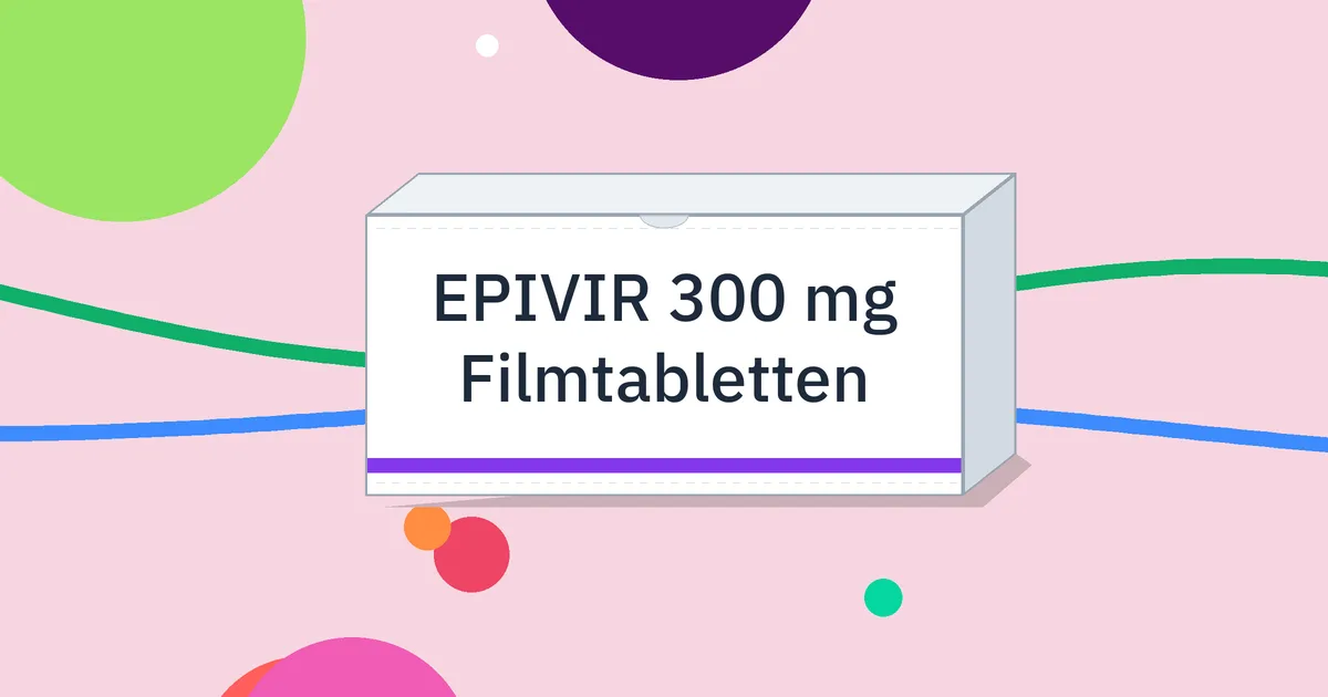 Symbolbild: Packung mit der Aufschrift EPIVIR 300 mg Filmtabletten (PZN 02245585) – Verfügbarkeit und Bezug in Apotheken in Frankfurt am Main