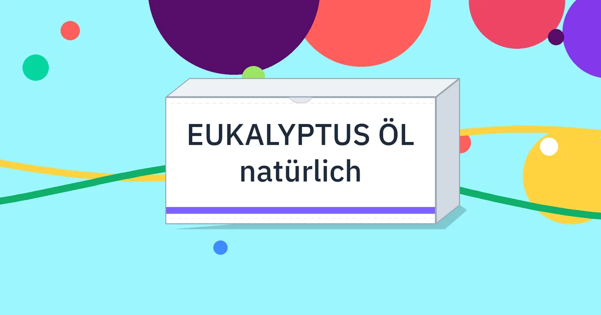 Symbolbild: Packung mit der Aufschrift EUKALYPTUS ÖL natürlich (PZN 03261801) – Verfügbarkeit und Bezug in Apotheken in Frankfurt am Main