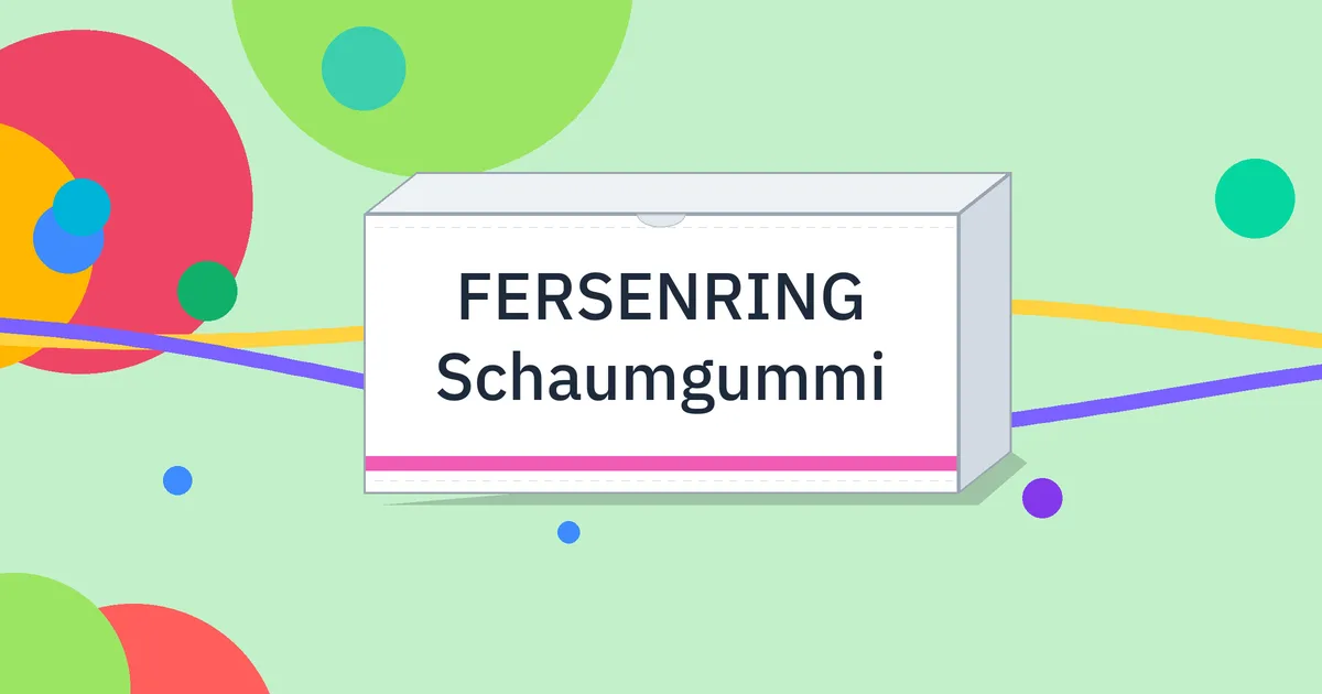 Symbolbild: Packung mit der Aufschrift FERSENRING Schaumgummi (PZN 01980087) – Verfügbarkeit und Bezug in Apotheken in Frankfurt am Main