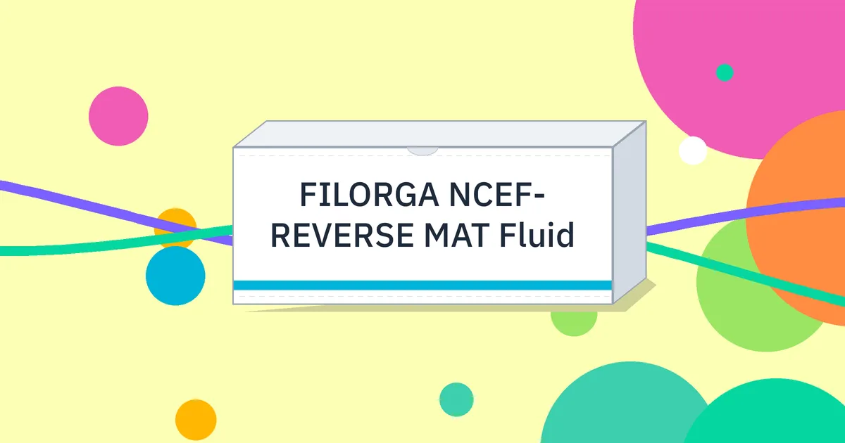 Symbolbild: Packung mit der Aufschrift FILORGA NCEF-REVERSE MAT Fluid (PZN 18898734) – Verfügbarkeit und Bezug in Apotheken in Frankfurt am Main
