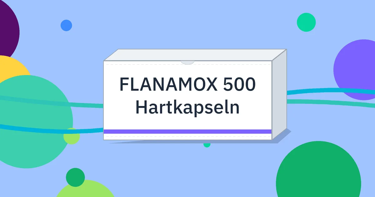 Symbolbild: Packung mit der Aufschrift FLANAMOX 500 Hartkapseln (PZN 08591093) – Verfügbarkeit und Bezug in Apotheken in Frankfurt am Main